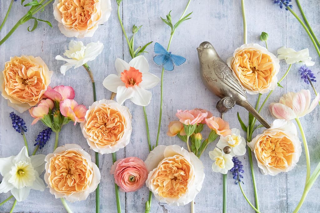 Inspiring Spring Floral Ideas - David Austin Wedding and Event Roses