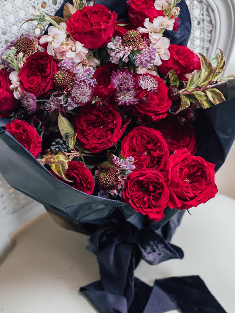 Rose Bouquets for Valentine’s Day - David Austin Wedding and Event Roses