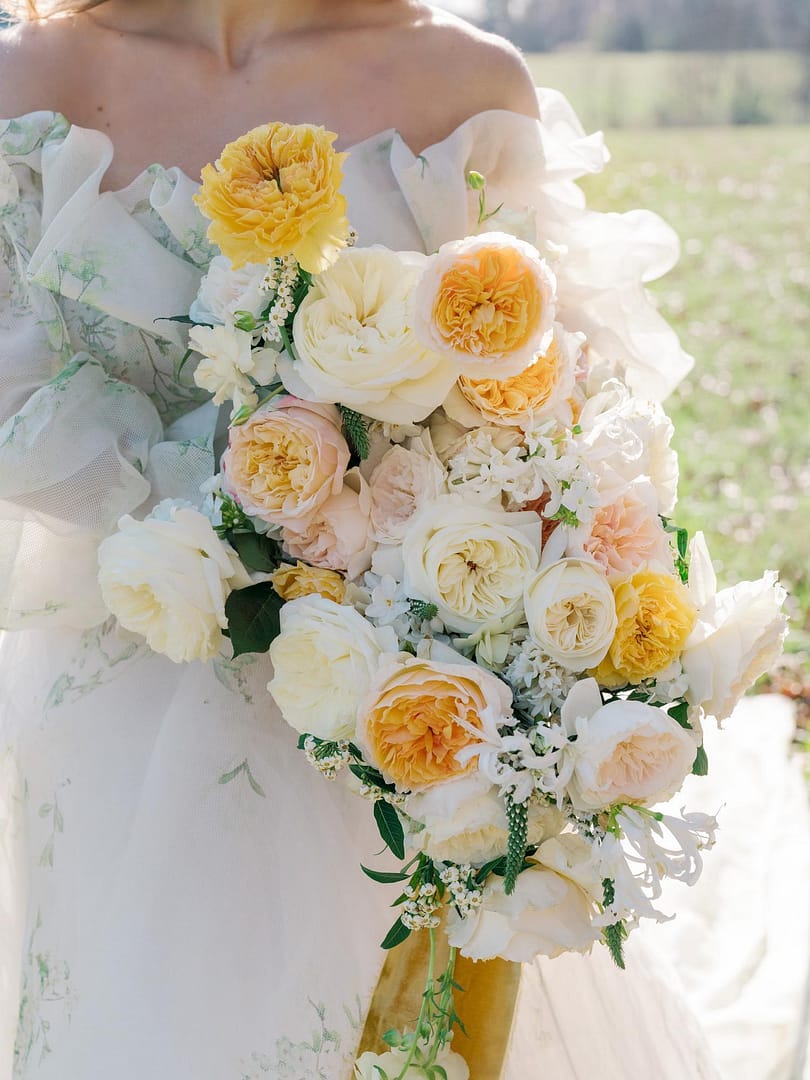Single-Variety Rose Bouquets with David Austin Wedding Roses - David ...